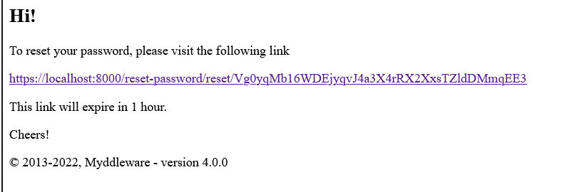 Reset Password Email Link throws "No reset password token found in the URL or in the session ...