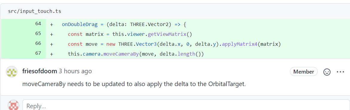 Apply Delta To Orbital Target To Movecameraby · Issue 48 · Vimaec Vim Webgl Viewer · Github