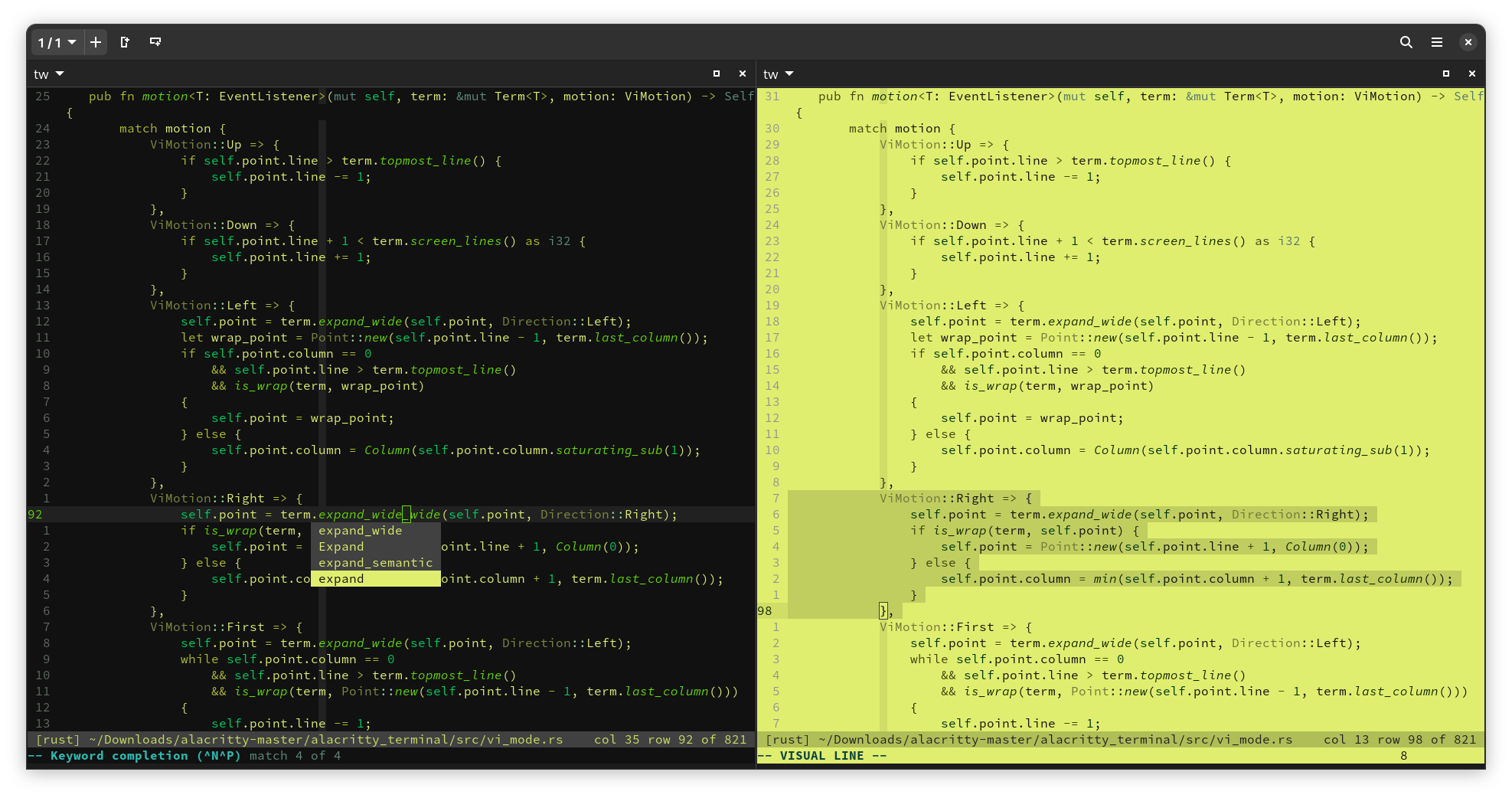 GitHub - mathofprimes/nightvision-nvim: An easily configurable ...