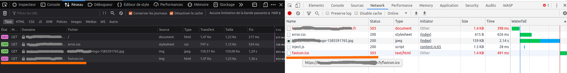 FO - An error on favicon when maintenance mode is enabled · Issue ...