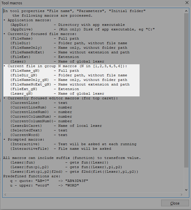 Beta 1.2.27: new macros to use current files from groups · Issue #123 · kvichans/cuda_exttools ...