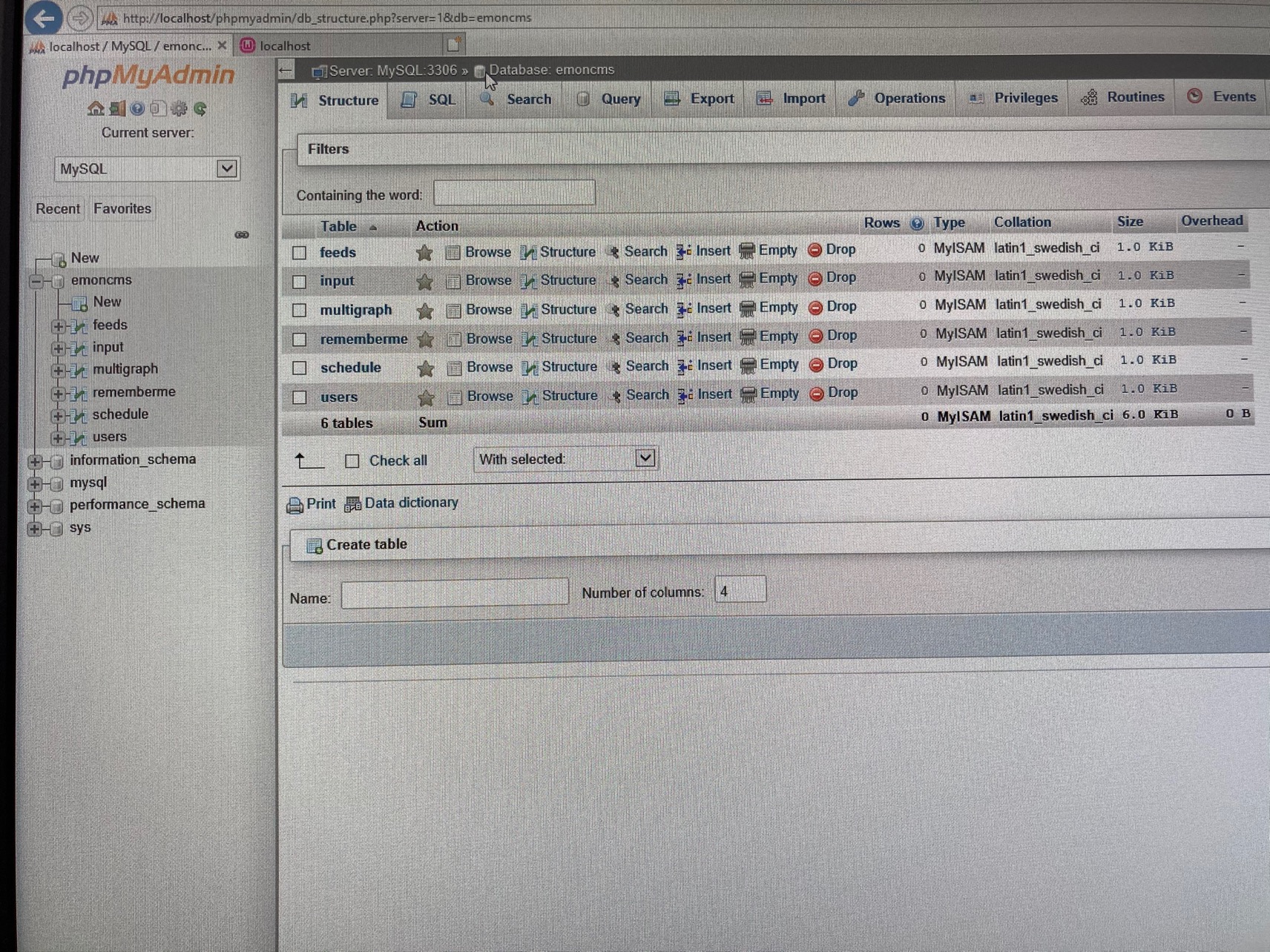 Localhost/emoncms error. · Issue #1642 · emoncms/emoncms · GitHub