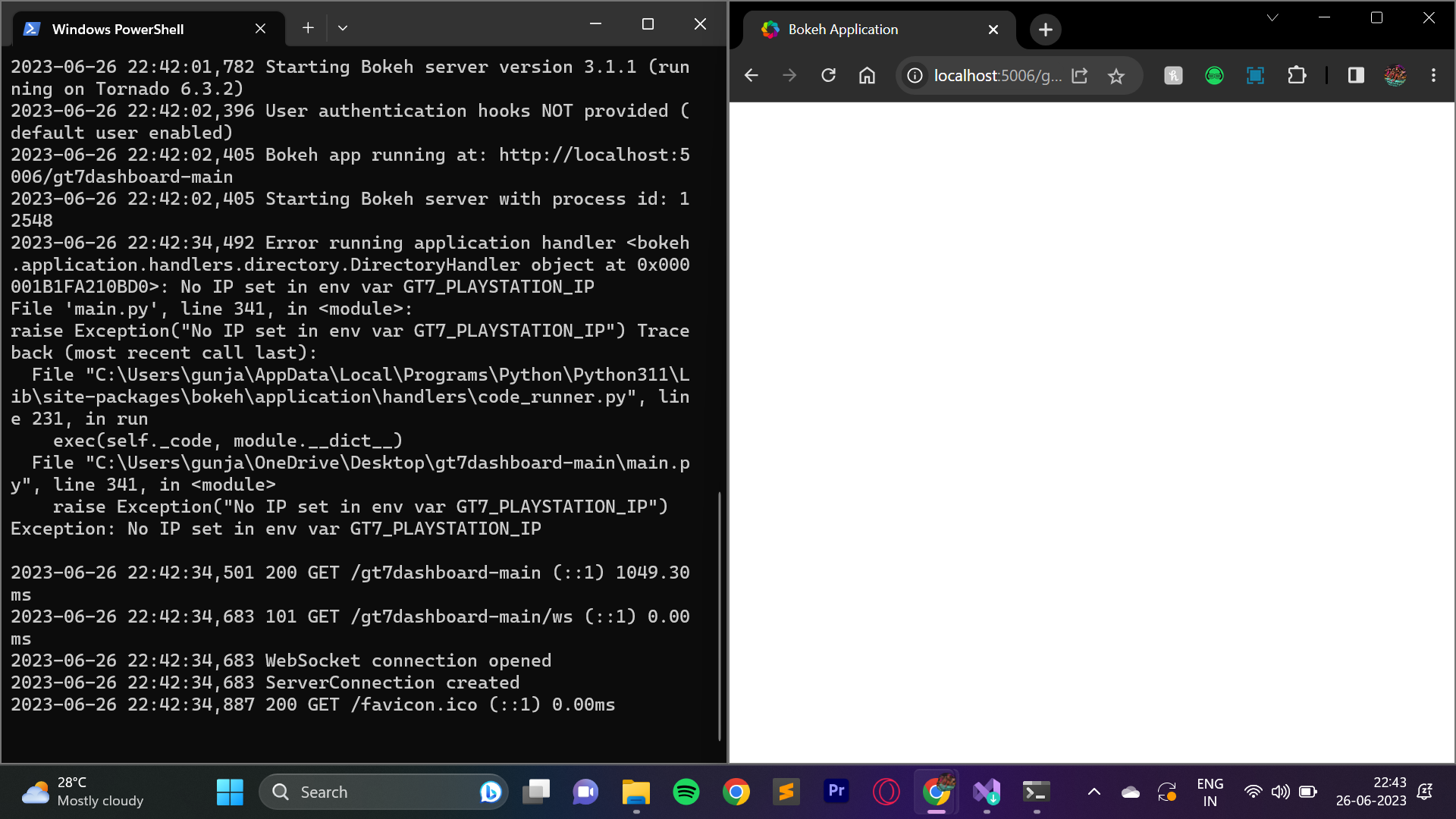Can't run run.bat file · snipem gt7dashboard · Discussion #13 · GitHub