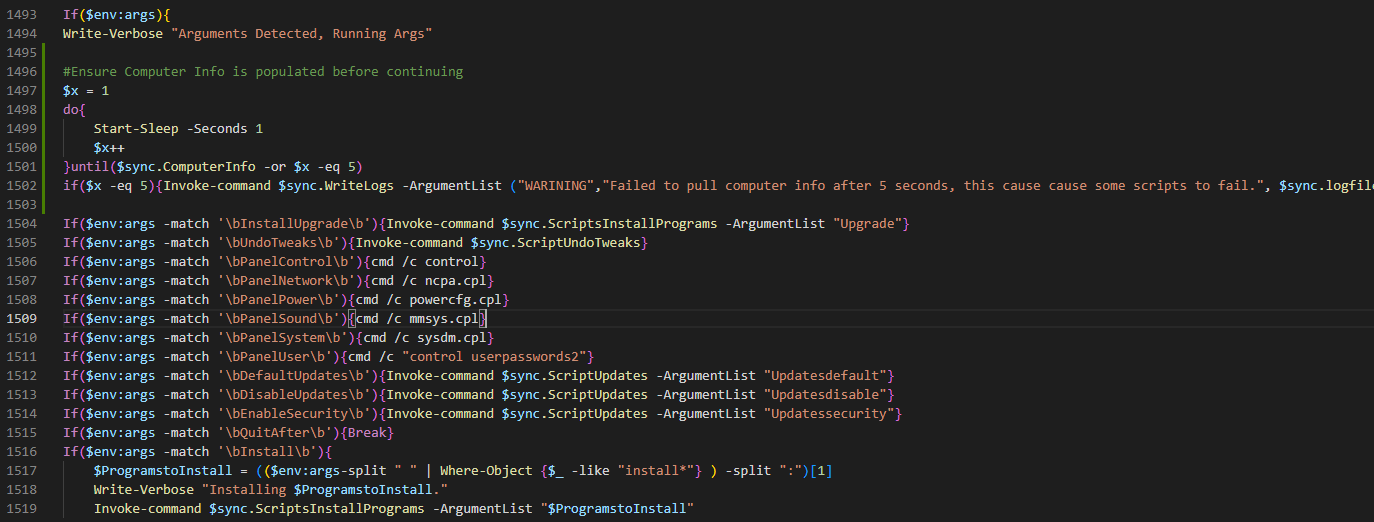 runspace.ps1 fails comparing versions when running with arguments · Issue #325 · ChrisTitusTech ...