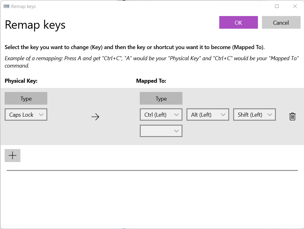Keyboard Manager can't remap Caps Lock to Ctrl+Shift+Alt · Issue #21369 · microsoft/PowerToys ...