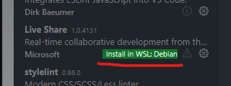 Error when using on a project inside WSL2 · Issue #188 · stylelint/vscode-stylelint · GitHub