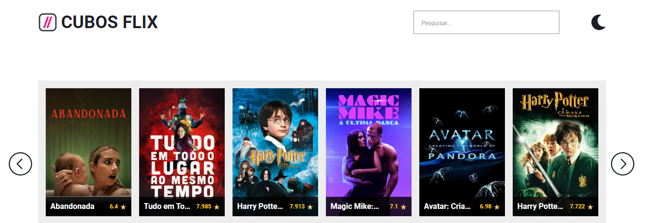 GitHub - MarcosVCarmo/Projeto-sobre-um-cat-logo-de-filmes: Catálogo de filmes