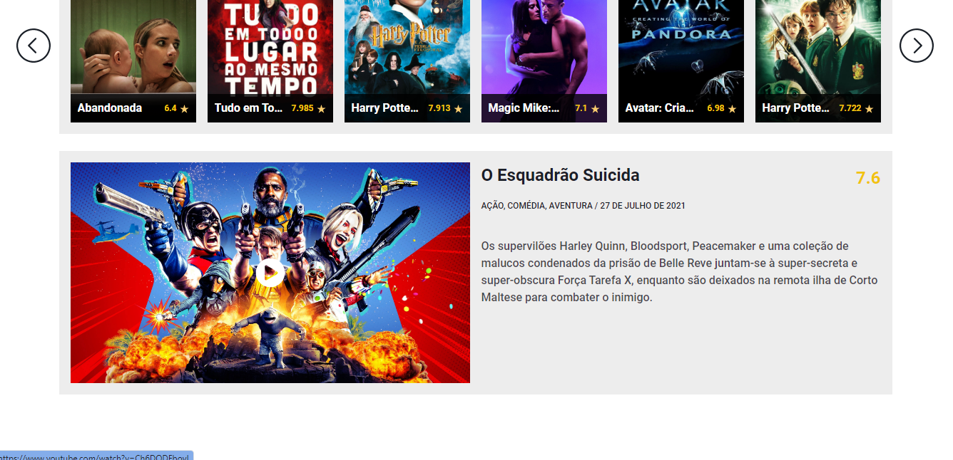 GitHub - MarcosVCarmo/Projeto-sobre-um-cat-logo-de-filmes: Catálogo de filmes