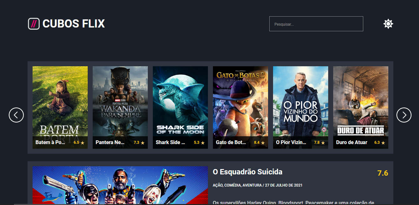 GitHub - MarcosVCarmo/Projeto-sobre-um-cat-logo-de-filmes: Catálogo de filmes