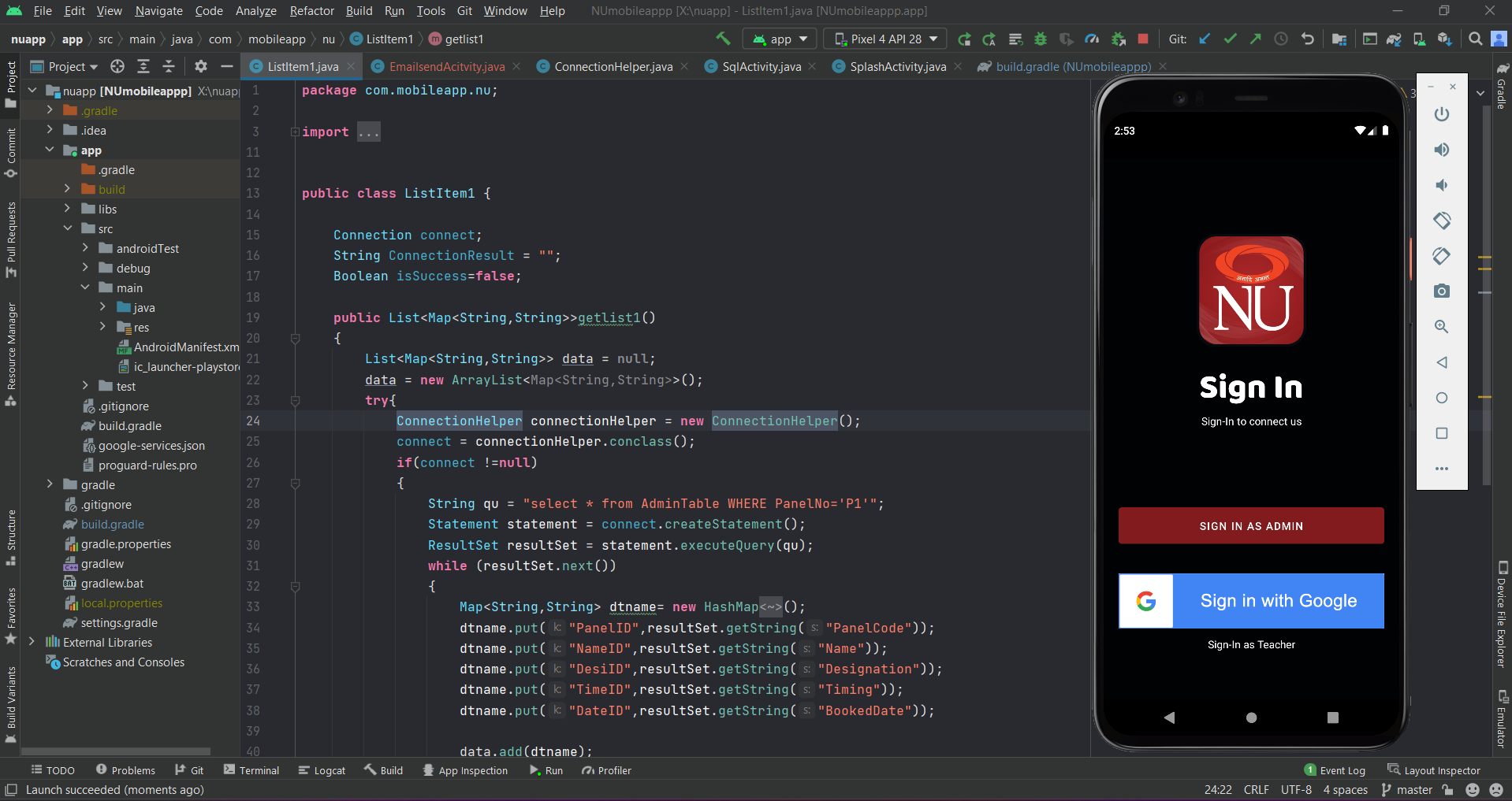 GitHub - manindra-004/NUapp_Booking: We made the Nu App which makes it the administrator easy to ...