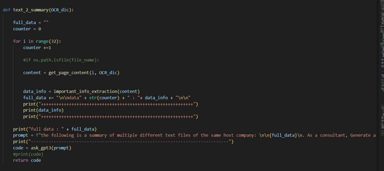 Reducing momery size for very large and complex tasks using ChatGPT to summarize the memory ...