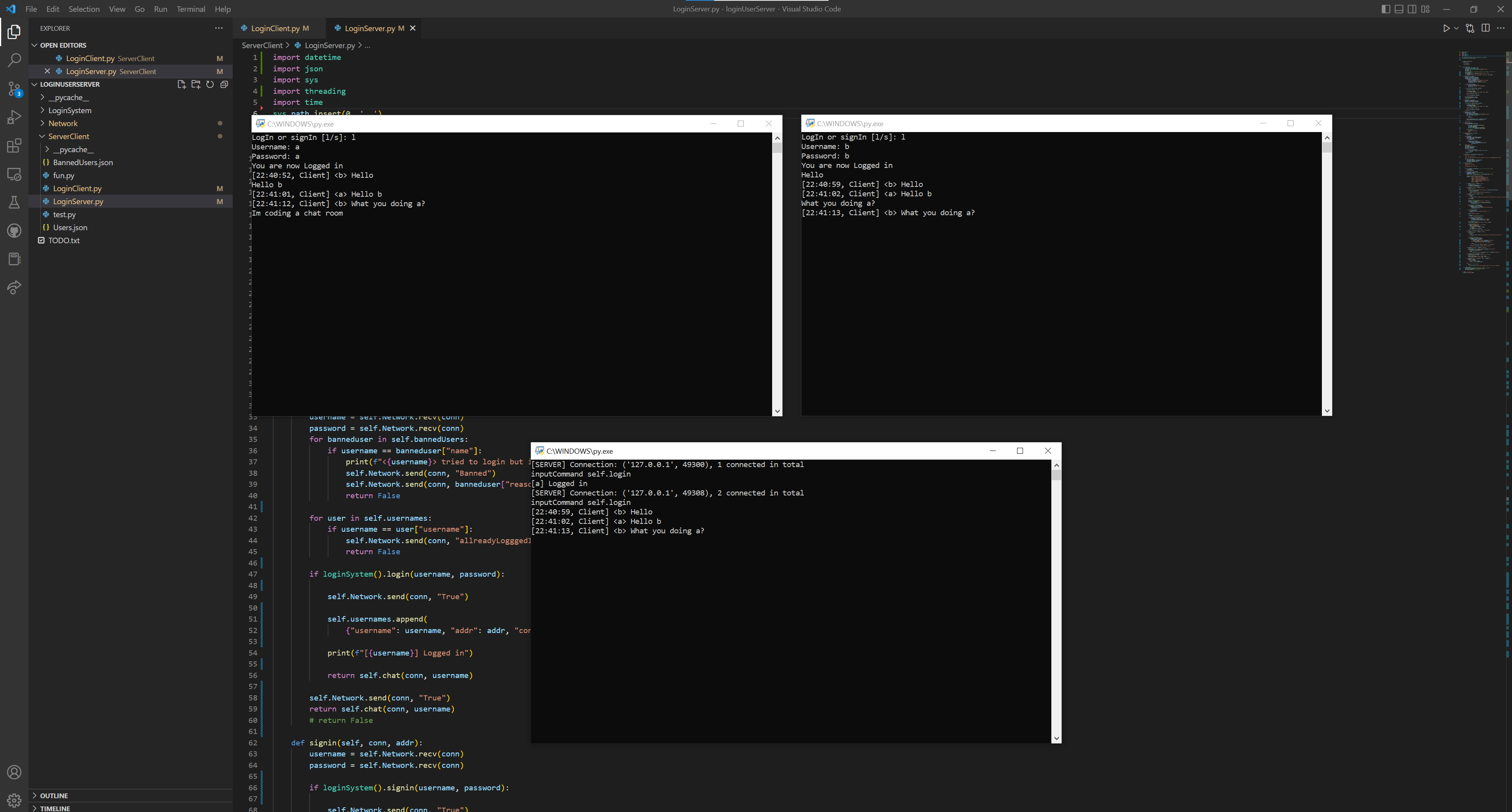 GitHub - Theo3010/LoginServerChatRoomSytem