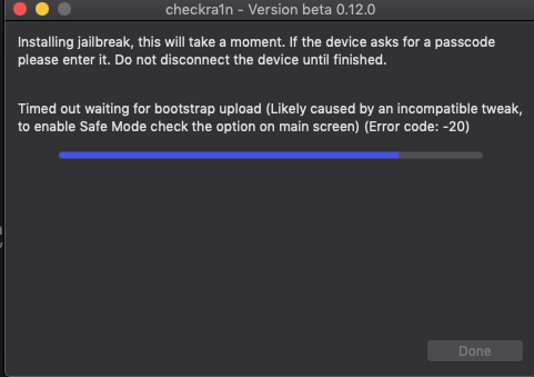 iPad mini 4 14.4.2 error code -20 stuck on checkra1n boot checkra1n 0.12.0 · Issue #2048 ...