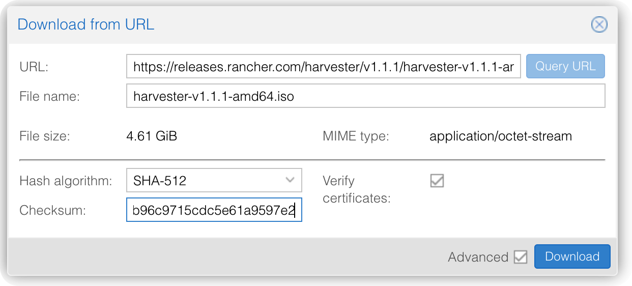 [FEATURE] Add checksum for the uploading imge · Issue #3270 · harvester/harvester · GitHub