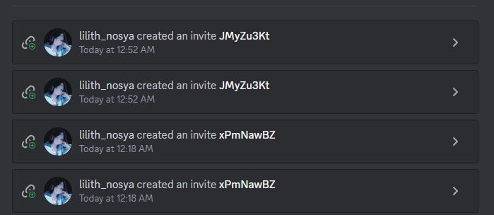 Invitation Audit Log Being Shown And Event Triggered Twice · Issue 6312 · Discord Discord Api