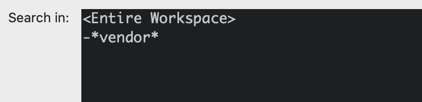 Find in files requires explicit left click on Workspace directory even when directory is already ...