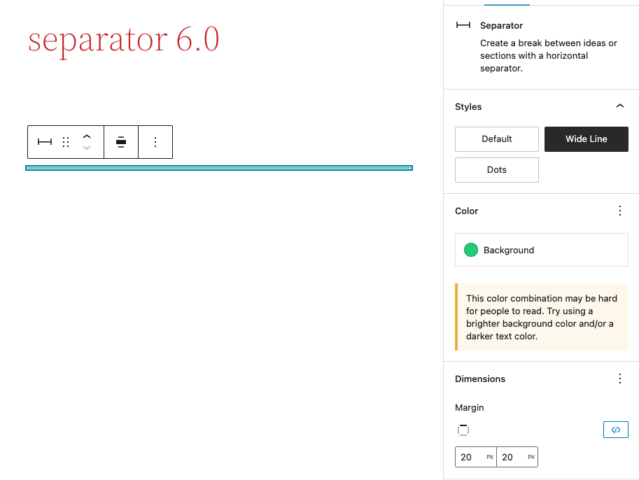 Separator Block: fix focus outline · Issue #41543 · WordPress/gutenberg ...