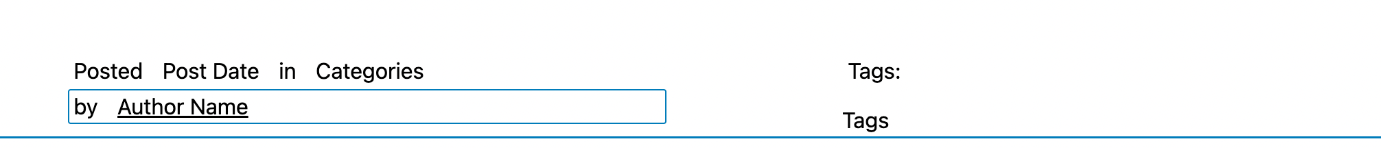 The space in the post meta is too large · Issue #238 · WordPress/twentytwentythree · GitHub