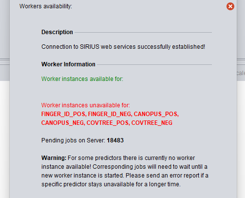 There is a problem with the network connection. · Issue #100 · sirius-ms/sirius · GitHub