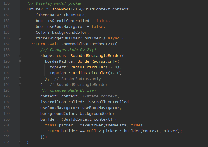 设置了背景颜色 但是四周还是白色的 · Issue #156 · yangyxd/flutter_picker · GitHub