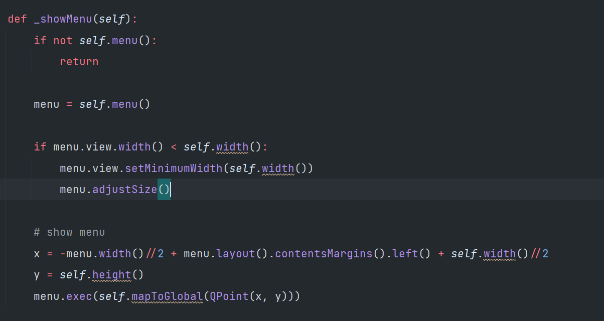 button DropDownButtonBase类adjust只能调节变大 · Issue #369 · zhiyiYo/PyQt-Fluent-Widgets · GitHub