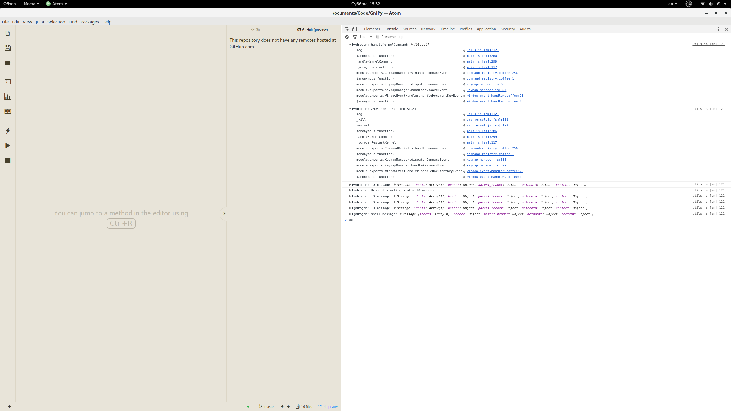 hydrogen:restart-kernel doesn't work · Issue #880 · nteract/hydrogen · GitHub