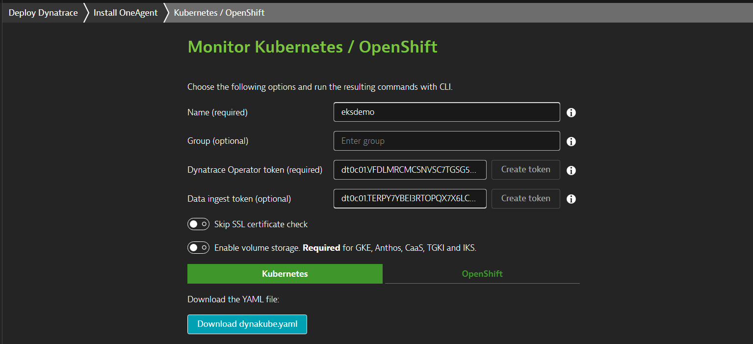 GitHub - tushardashpute/Dynatrace_EKS_monitoring