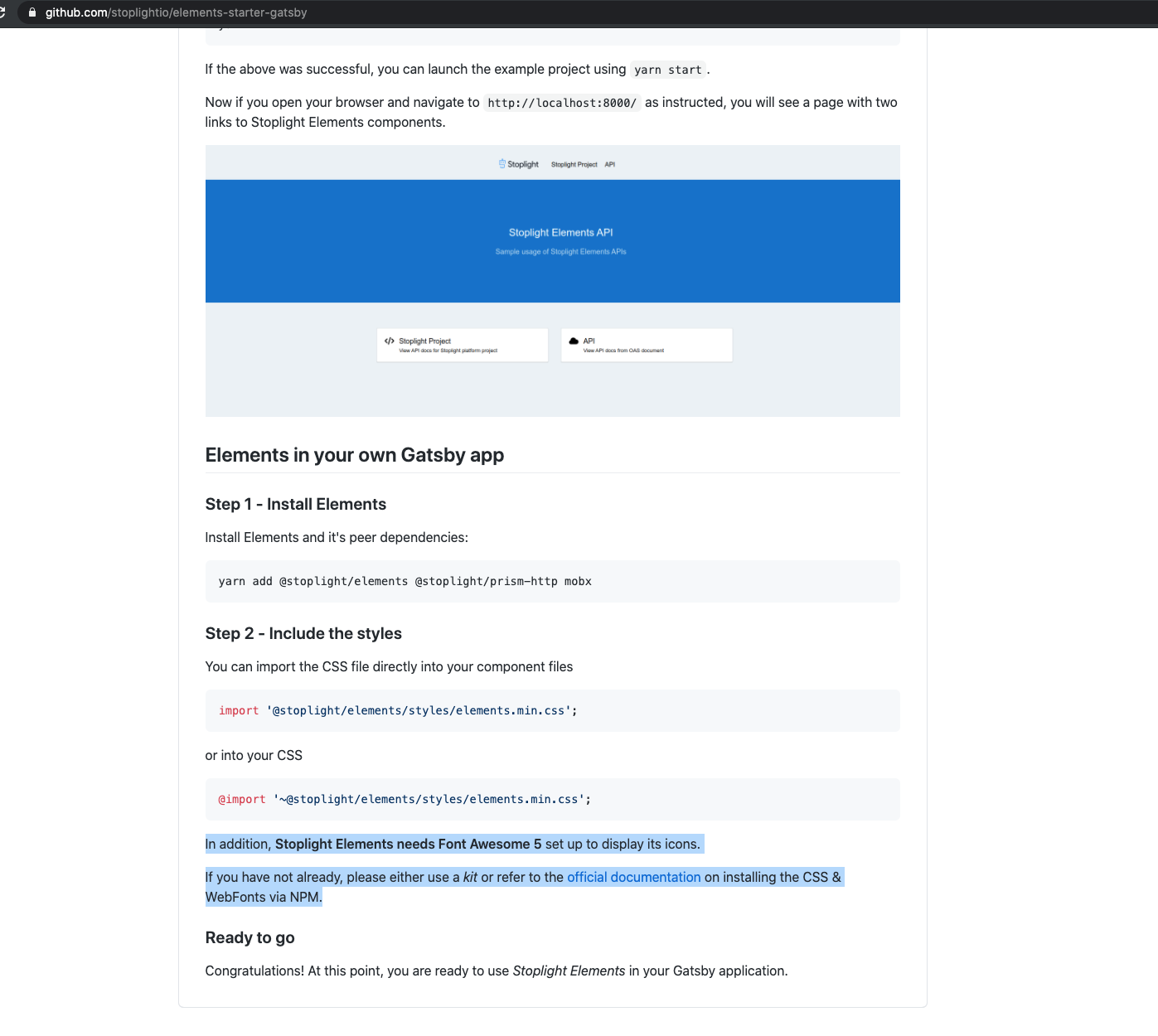 Bundle FontAwesome icons with Elements · Issue #525 · stoplightio/elements · GitHub