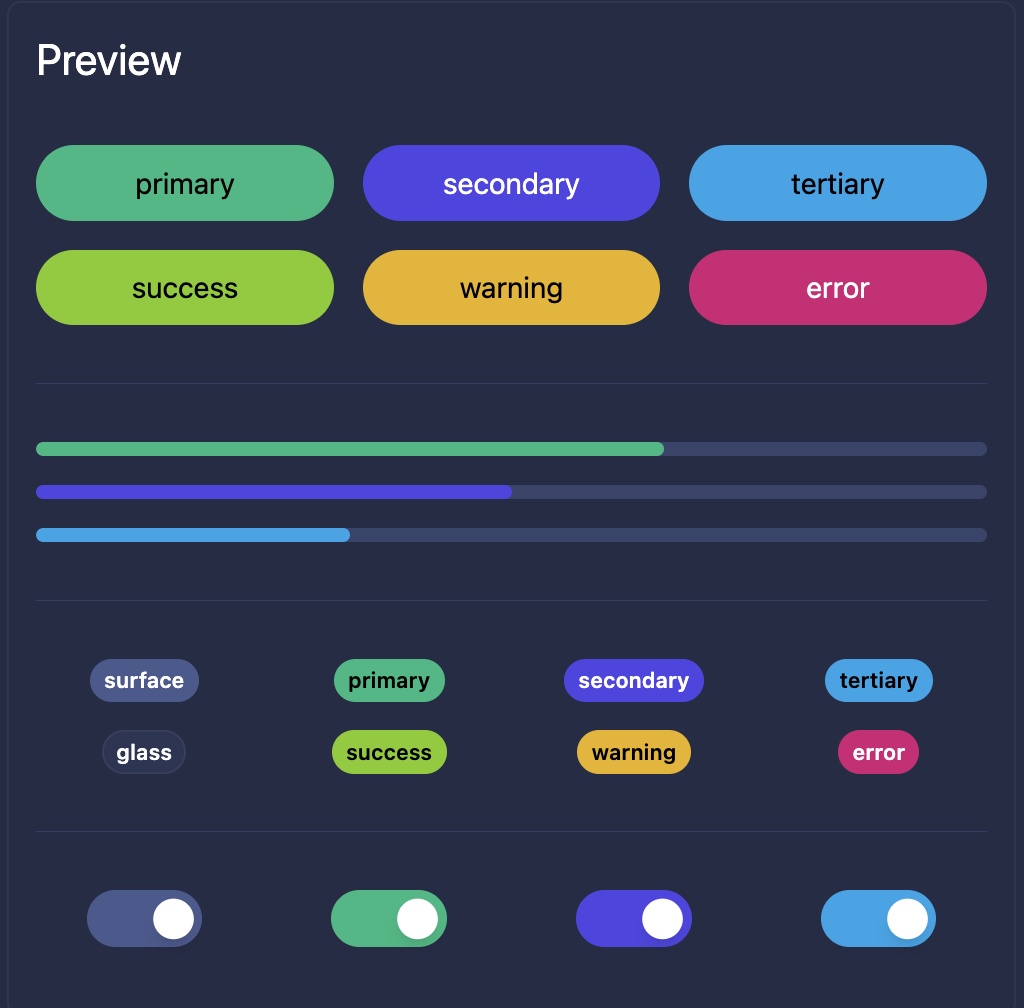 Add more preview examples in Theme Generator · Issue #893 · skeletonlabs/skeleton · GitHub