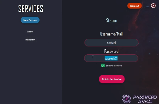GitHub - sertaci/Password-Space: A safe storage for you precious passwords!
