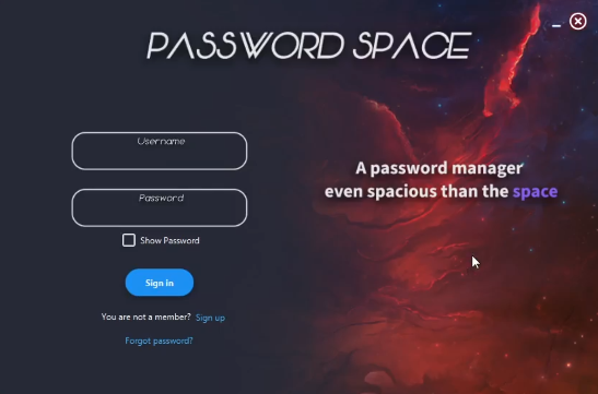 GitHub - sertaci/Password-Space: A safe storage for you precious passwords!
