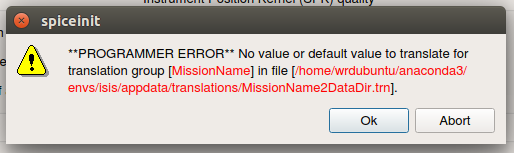Running ISIS cube file via spiceinit application · Issue #4406 · DOI-USGS/ISIS3 · GitHub