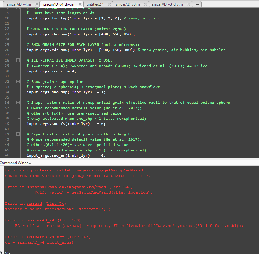 Retrieving CO2 snow/ice albedo using SNICAR-ADv4 · Issue #1 · chloewhicker/SNICAR-ADv4 · GitHub