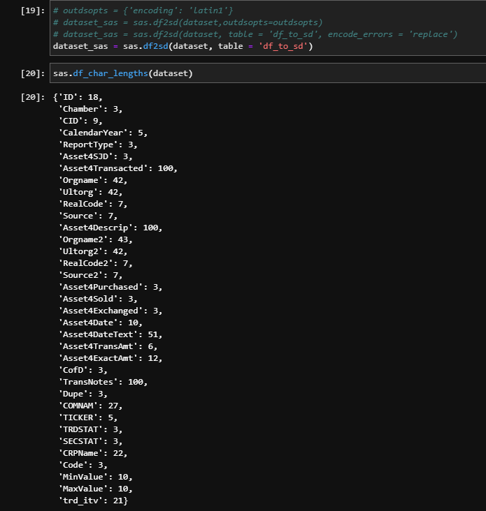 df2sd() transcoding error persists after changing sasv9.cfg · Issue #481 · sassoftware/saspy ...