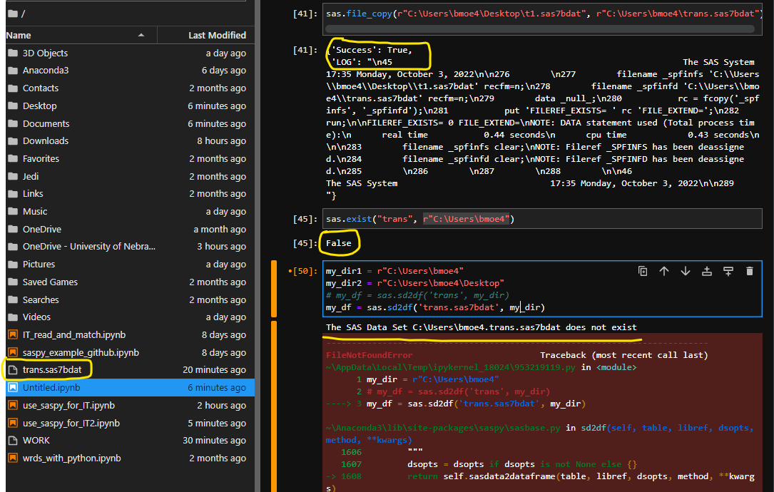 df2sd() transcoding error persists after changing sasv9.cfg · Issue #481 · sassoftware/saspy ...