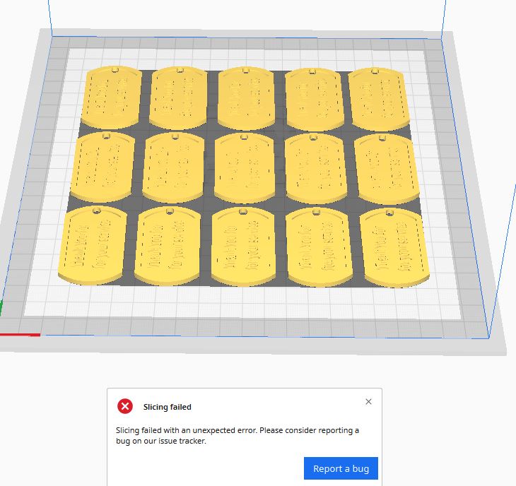 Slicing Error · Issue 13362 · Ultimaker Cura · Github