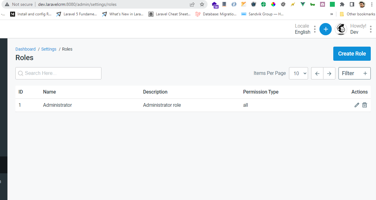 Roles tab not working · Issue #1018 · krayin/laravel-crm · GitHub