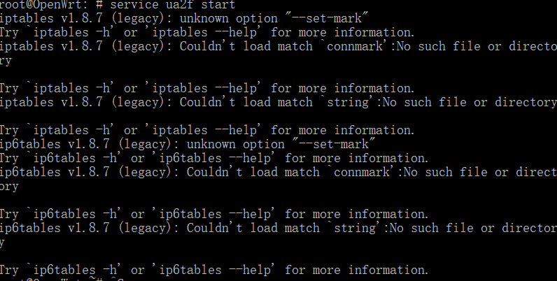 ip6tables 缺少 `--set-mark` · Issue #82 · Zxilly/UA2F · GitHub
