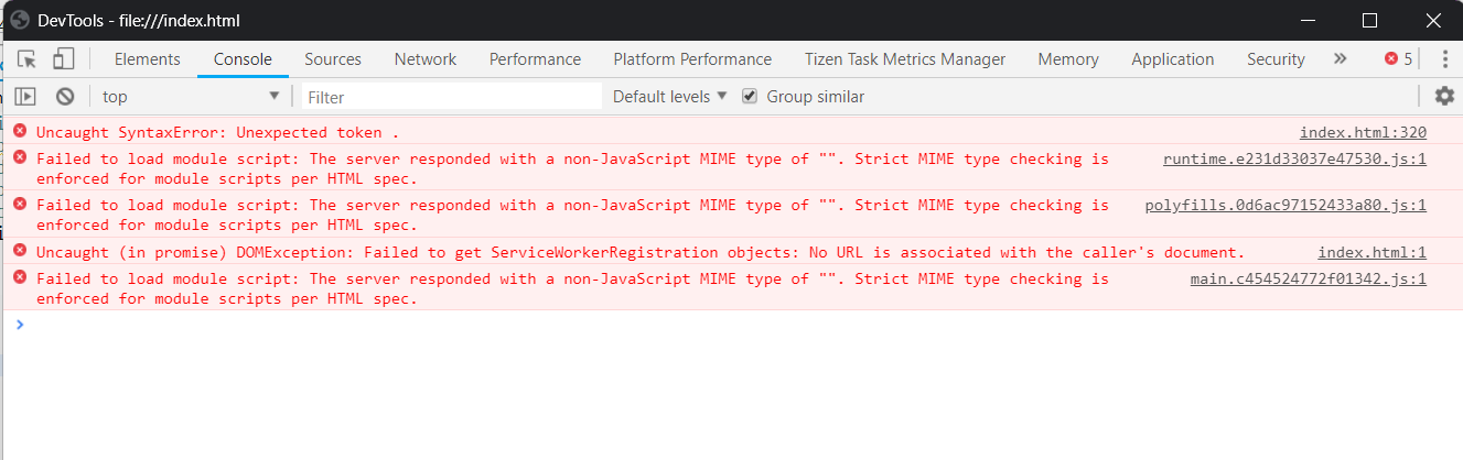 Angular 16 with Chromium M47 · Issue #51406 · angular/angular · GitHub