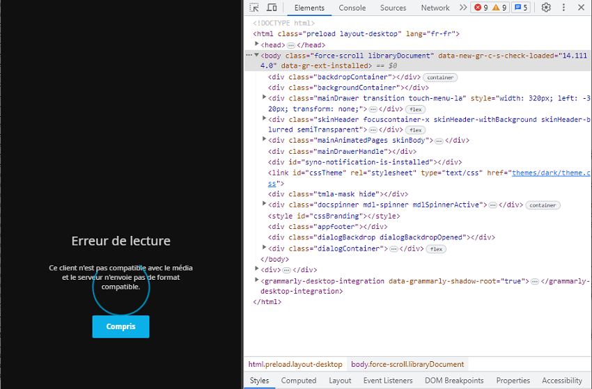 [Issue]: Playback error on folders list · Issue #9960 · jellyfin/jellyfin · GitHub