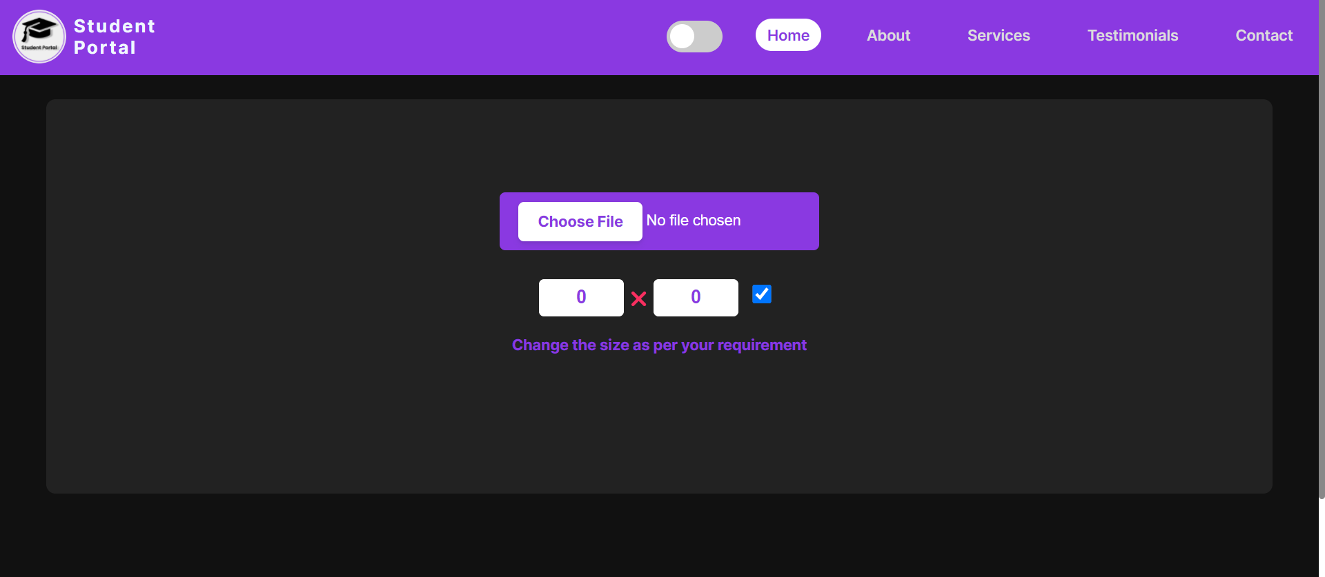 Resize image responsivity done by devikavarshney · Pull Request #197 · shivshankar9/Student ...