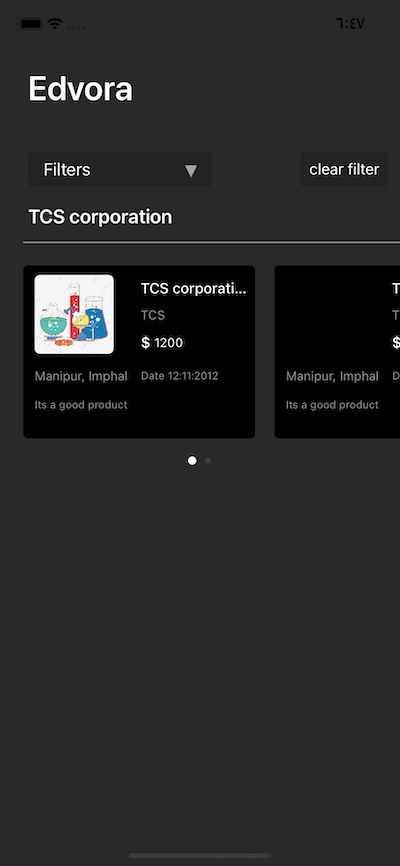 GitHub - AliMahmood99/EdvoraTask: EdvoraTask