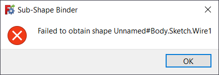 Sub-object(s) shape binder - Failed to obtain shape if "Pick geometries G, G" is used for ...