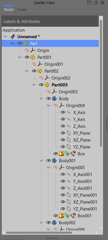 Feature proposal: Tree view function to collapse all expanded objects and features of bodies in ...