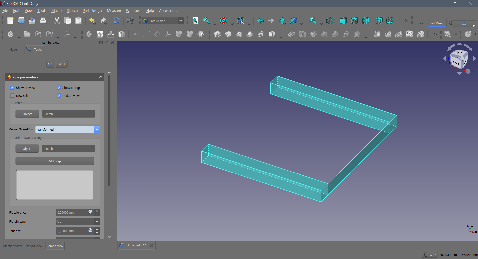 Incorrect shape of AdditivePipe at first run · Issue #708 · realthunder/FreeCAD_assembly3 · GitHub