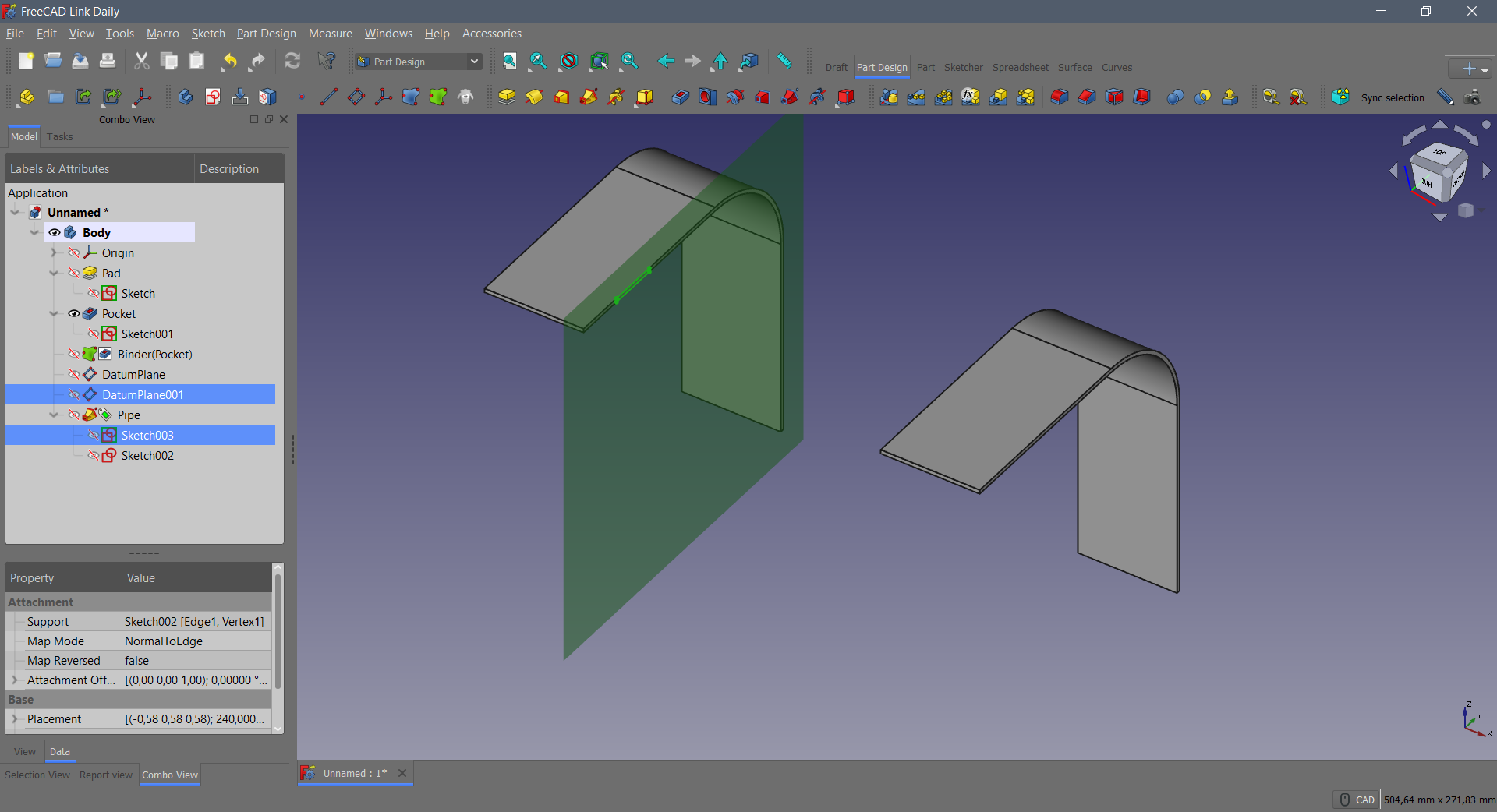 [FR] guide curve blend Surface · Issue #916 · realthunder/FreeCAD_assembly3 · GitHub