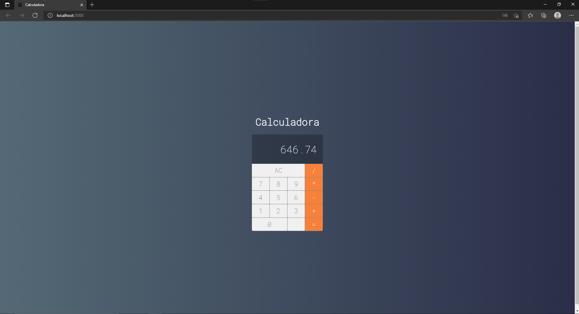 GitHub - medriel/calculadora