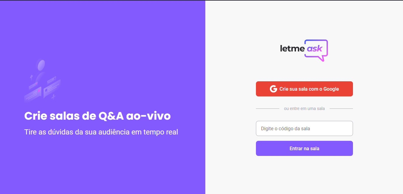 GitHub - medriel/letmeask: Projeto desenvolvido durante a NLW #5 da Rocketseat na trilha de ...