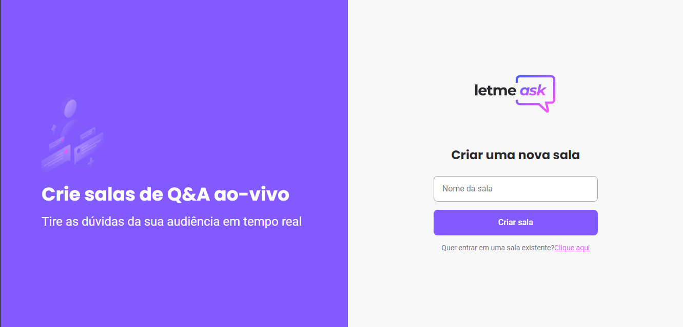 GitHub - medriel/letmeask: Projeto desenvolvido durante a NLW #5 da Rocketseat na trilha de ...