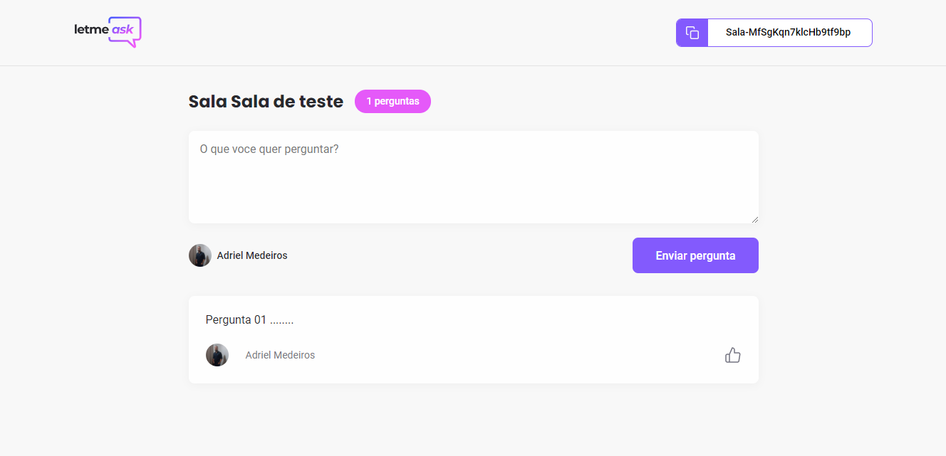 GitHub - medriel/letmeask: Projeto desenvolvido durante a NLW #5 da Rocketseat na trilha de ...
